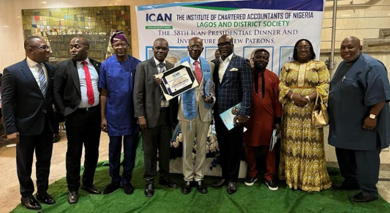 ICAN Inducts Dr. Adebola Olubanjo as Patron of ICAN Lagos and District ...